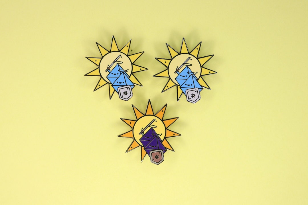 Paladin Hard Enamel Pin | Classy Dice Buddies Lapel Pins | Dnd ...