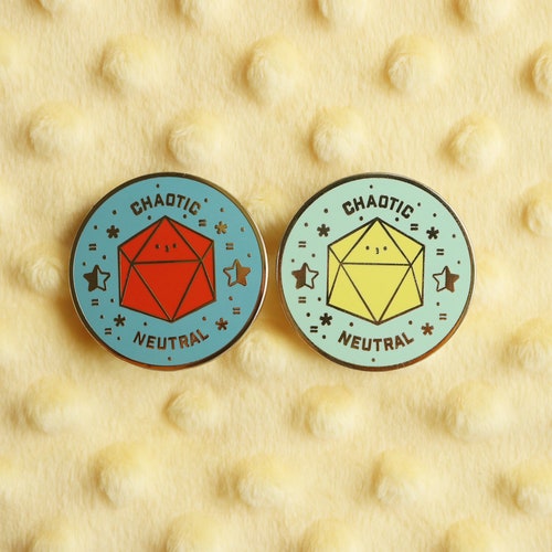 Chaotic Good Alignment Hard Enamel Pin Enamel Pins for - Etsy