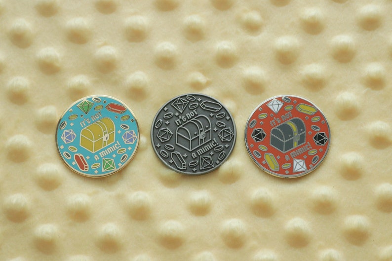 The Mimic Coin Hard Enamel Dungeons and Dragons Coin Gift - Etsy
