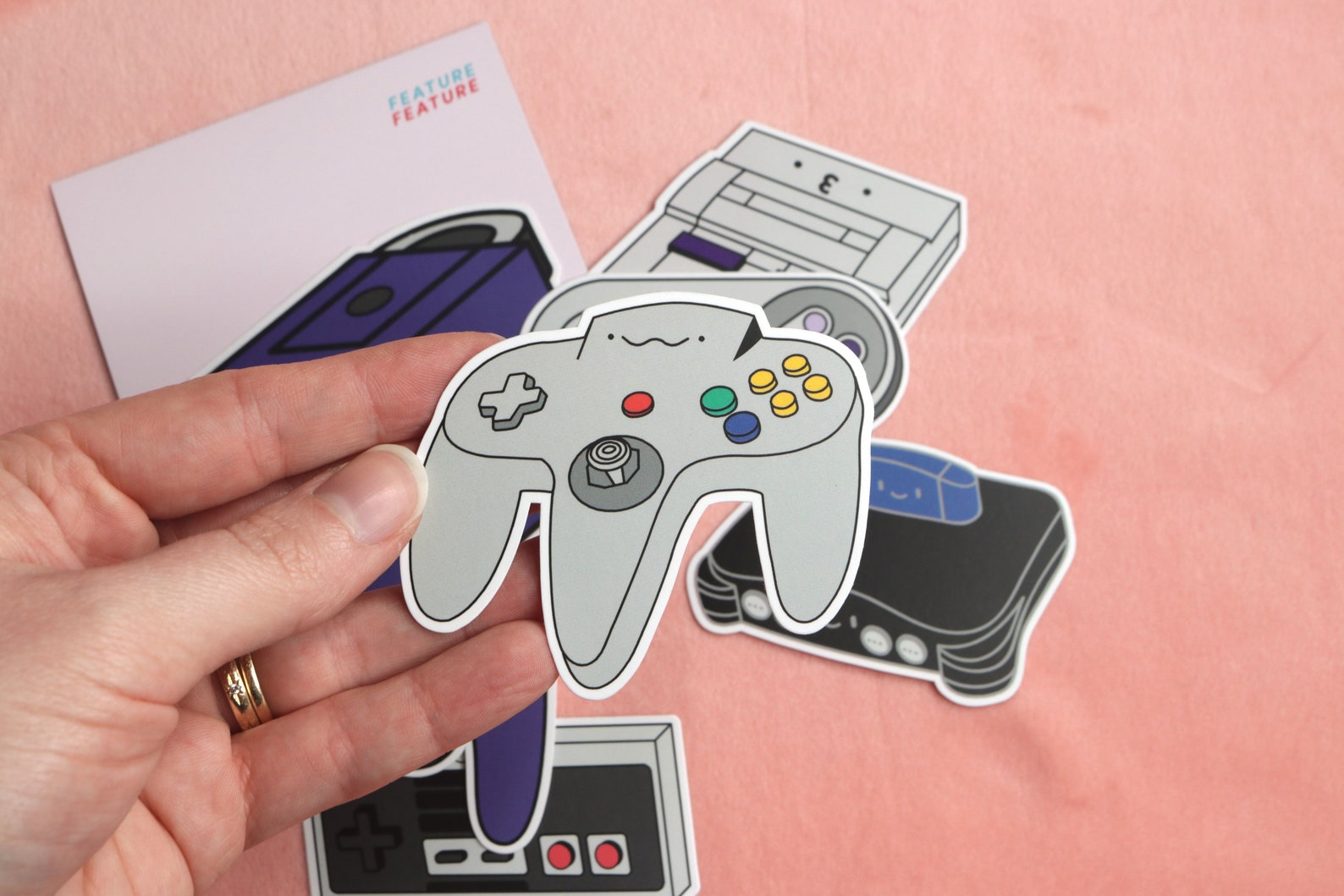 Nintendo Consoles and Controller Stickers Weatherproof Matte | Etsy