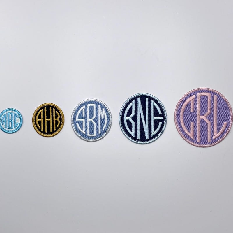1 Custom Circle Patch - Etsy