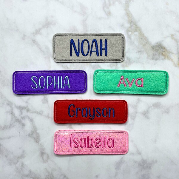 Shirt Name Patch - Etsy