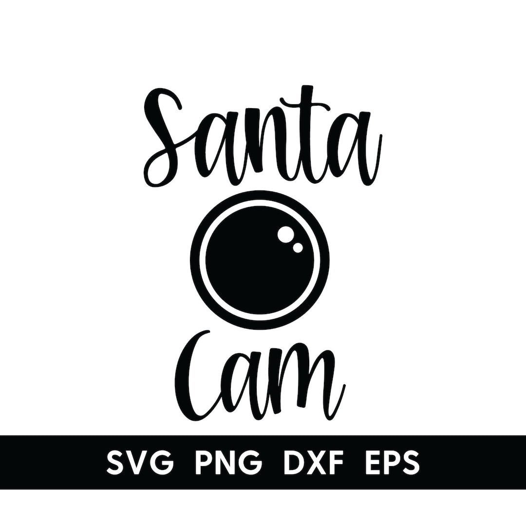 Santa Cam Svg Christmas Svg santa Cam Clipart santa Cam Png Santa Cam ...