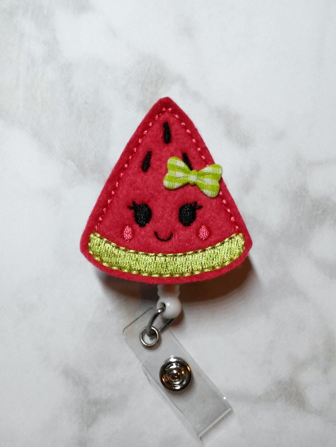 Watermelon Badge Reel/nursing Badge Reel/retractable ID Badge Holder ...