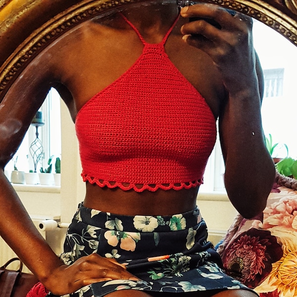 Crochet Halter Top - Etsy