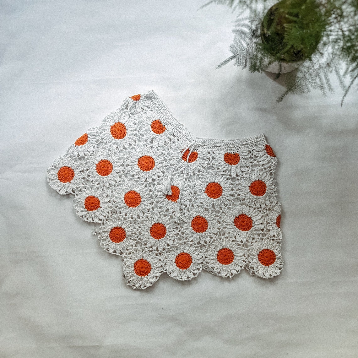 Crochet Shorts Pattern / Flower Power Crochet Shorts / Daisy Flower ...