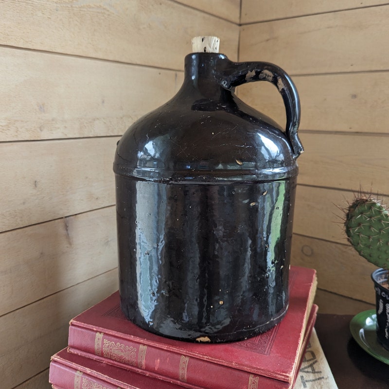 Brown Whiskey Jug - Etsy