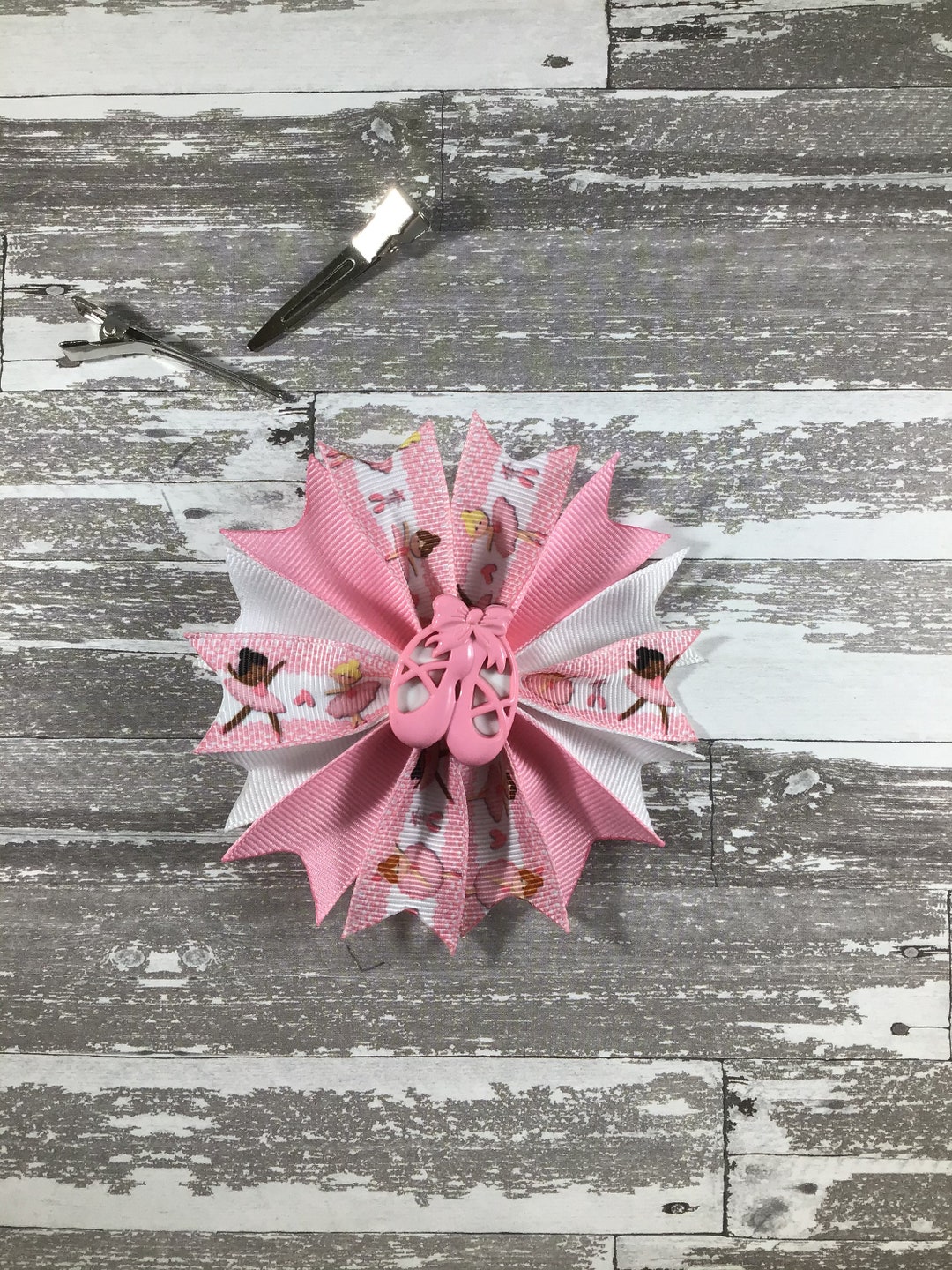 Ballet Hair Bow, Ballerina Hair Bow, Dance Hair Bow - Etsy