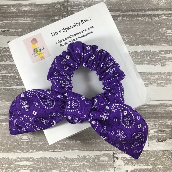 Bow Scrunchie - Etsy