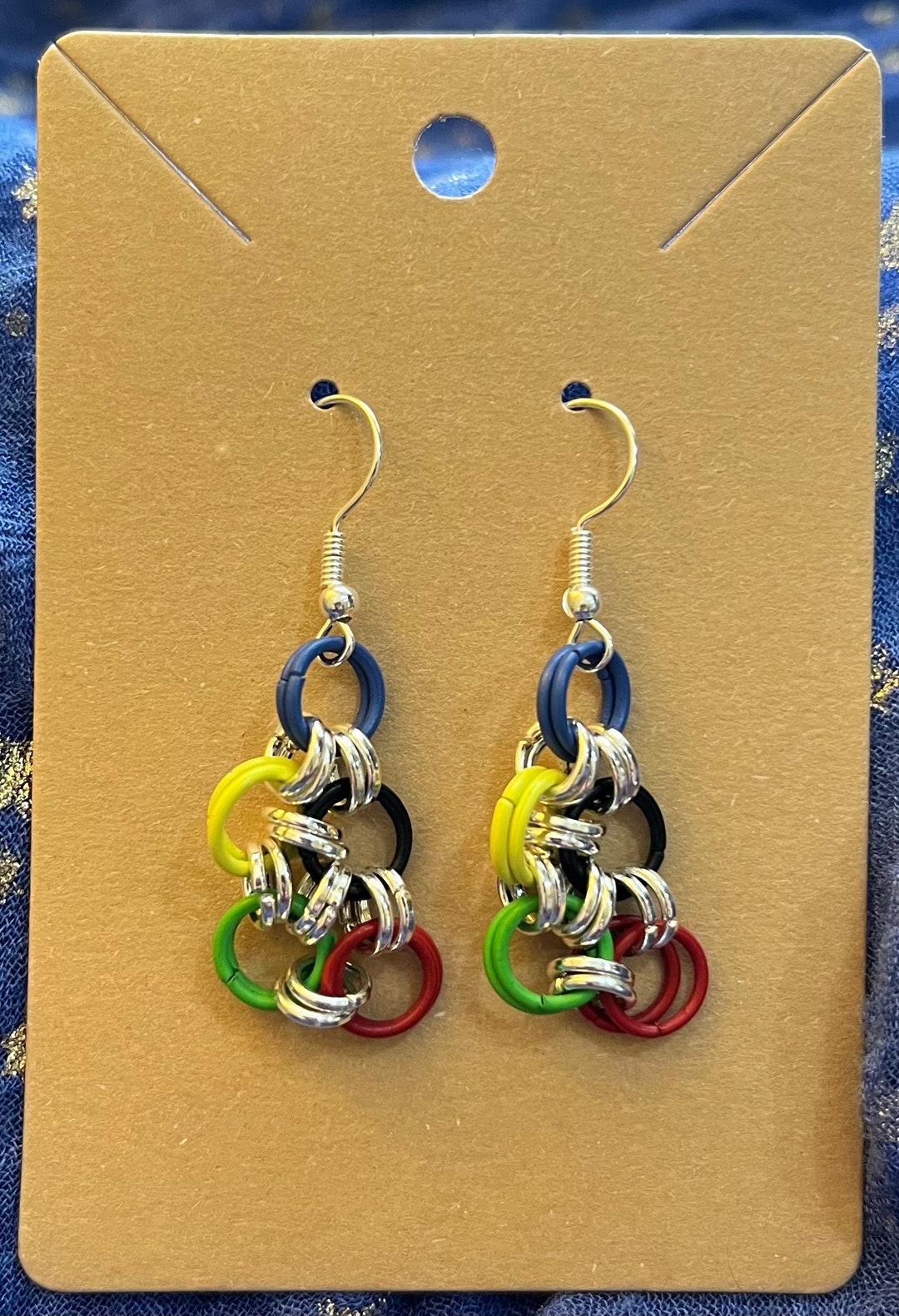 Olympic Rings Earrings larger Size - Etsy