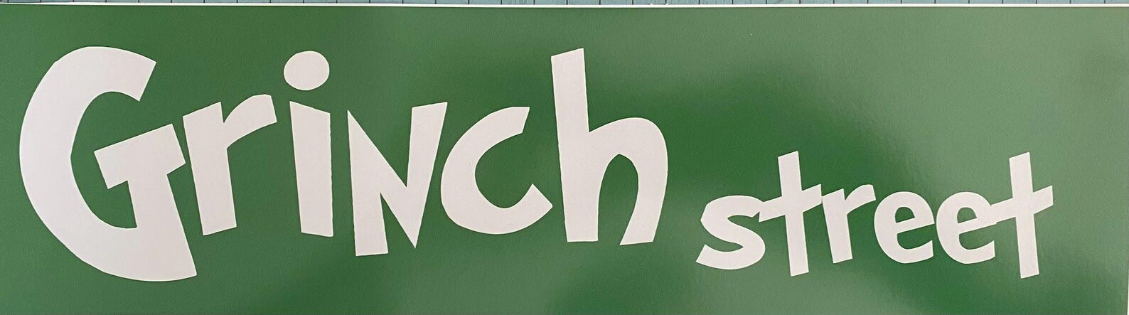 Grinch Street Sign: Whoville, Mount Crumpit, Cindy Lou Who - Etsy