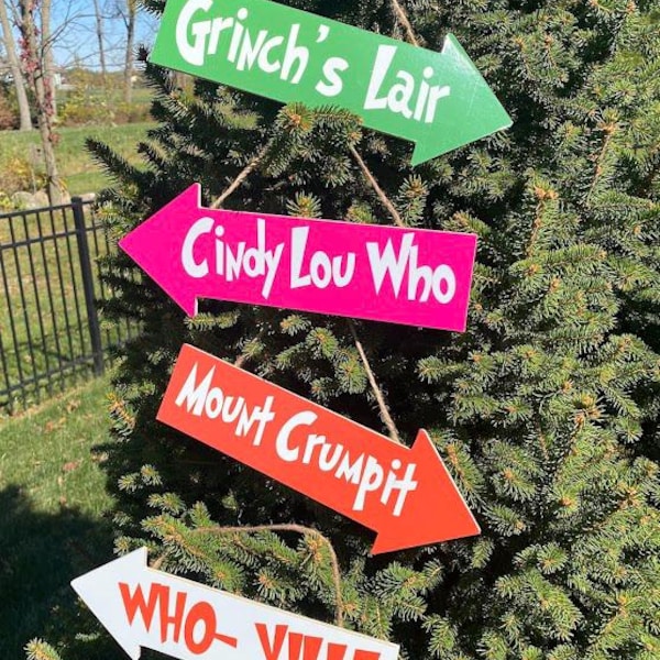 Grinch Arrows - Etsy