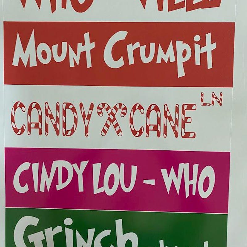Whoville Sign - Etsy
