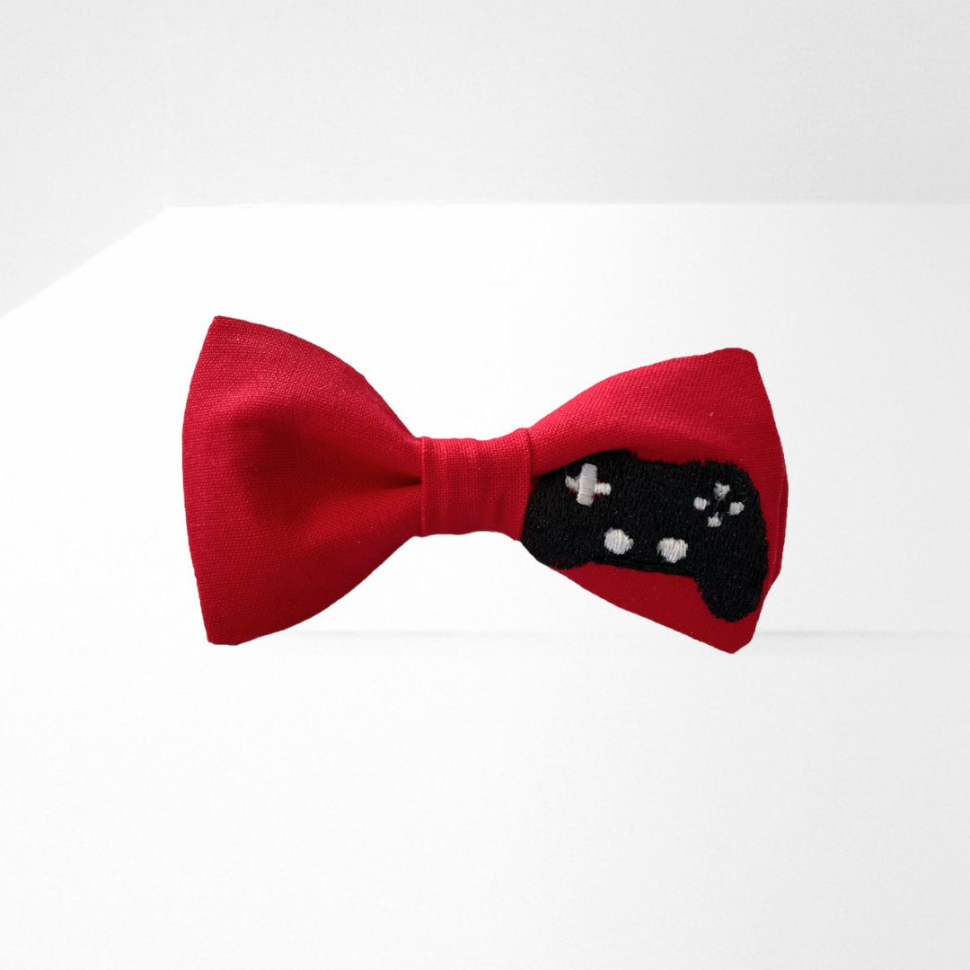 Game Pad Kids Bow Tie Red Bow Tie Game Lover Gift Idea - Etsy