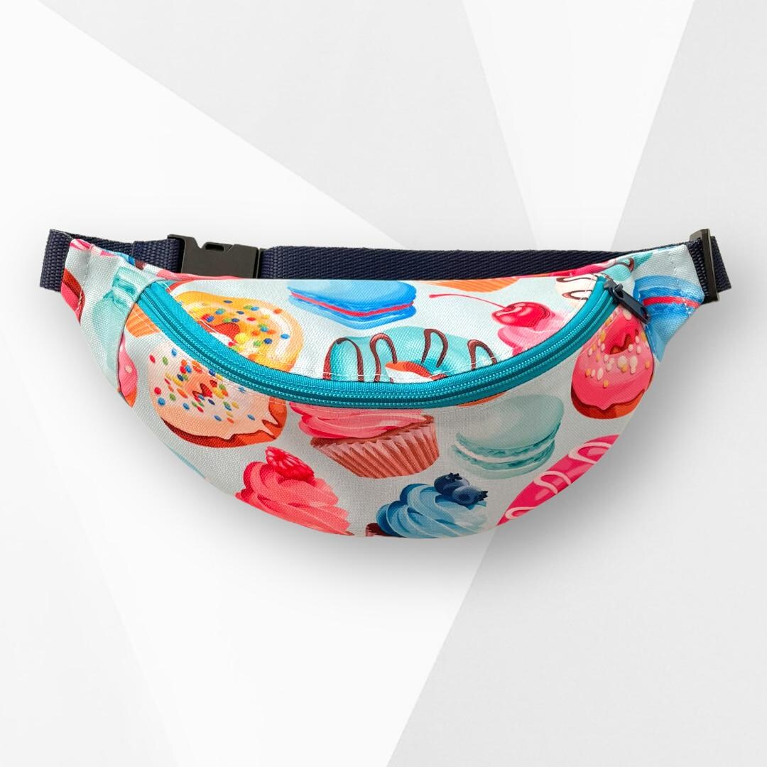 Sweets Fanny Pack for Kids, Cookies Bum Bag for Juniors, Kids Crossbody ...