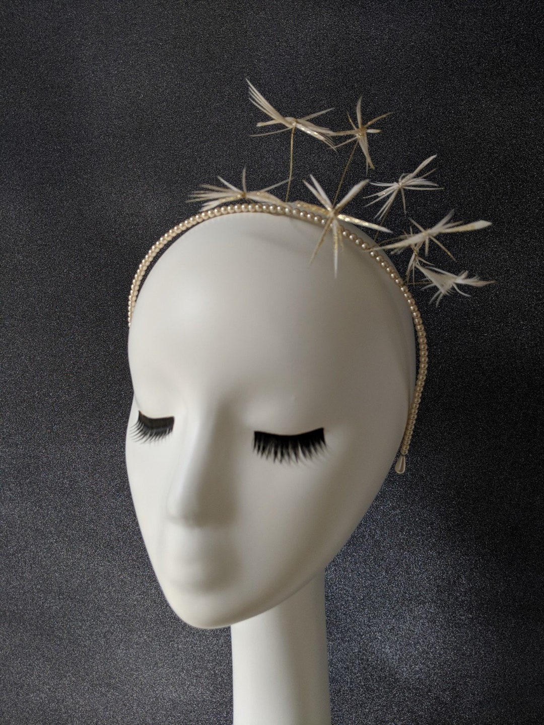 Starry Fascinator / Gold/metallic /sparkle Headband/ - Etsy