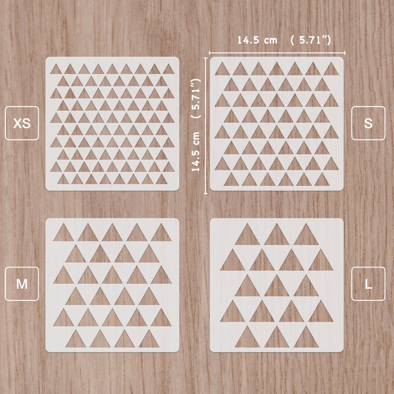 Geometric Stencil - Etsy