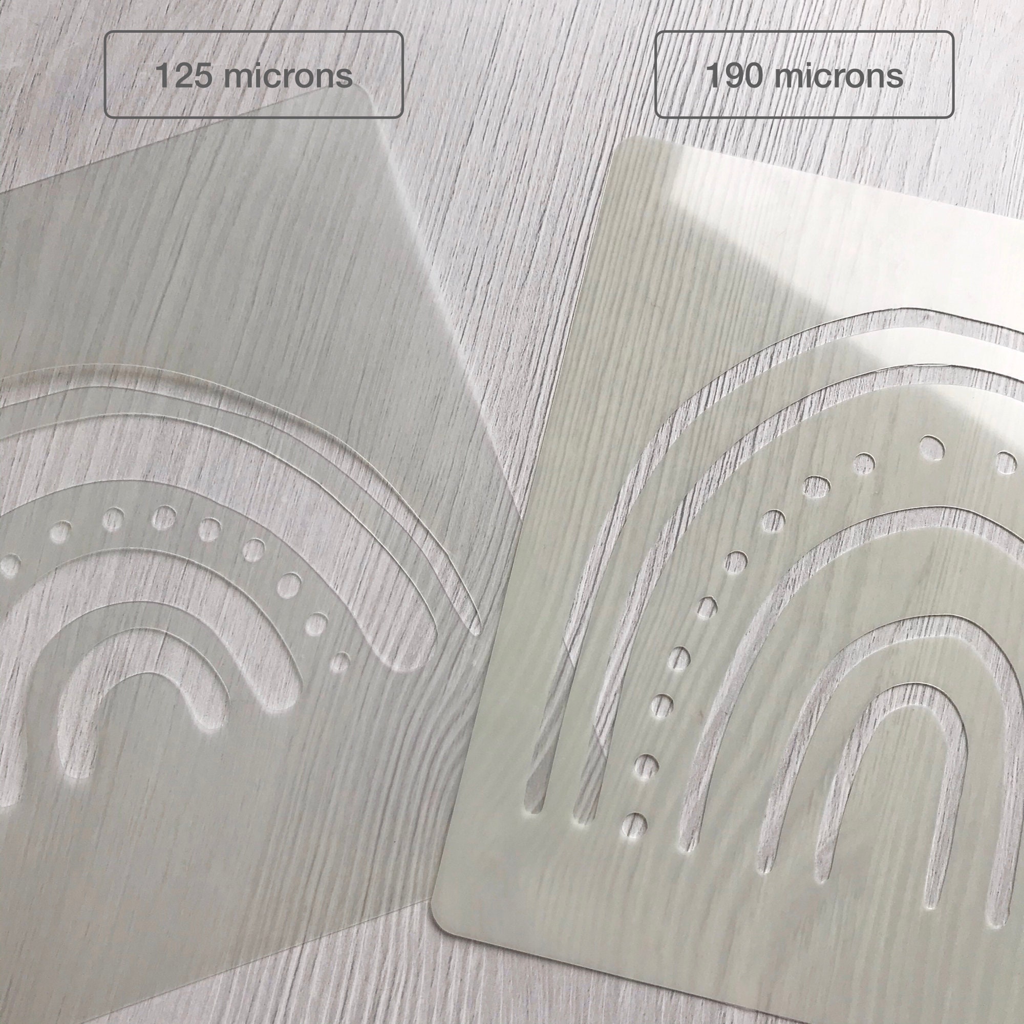 Oval Geometry Pattern Stencil Small Tile 145 Cm | Etsy