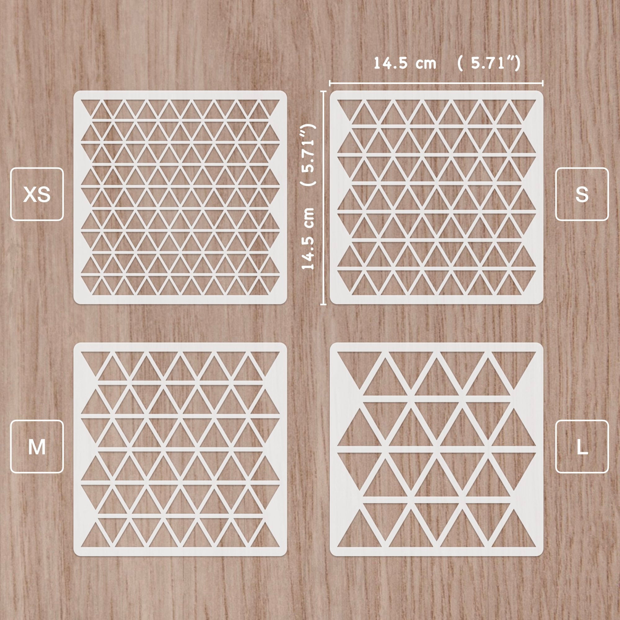 Simple Geometric Pattern Stencil