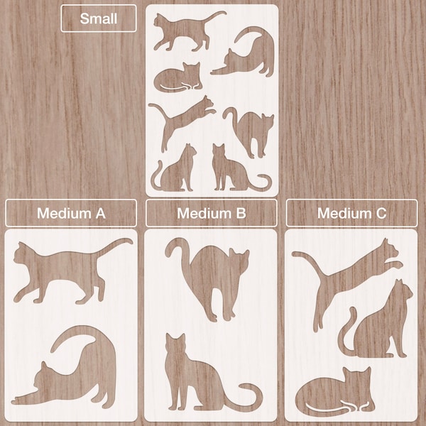Cat Stencils for Painting - Etsy