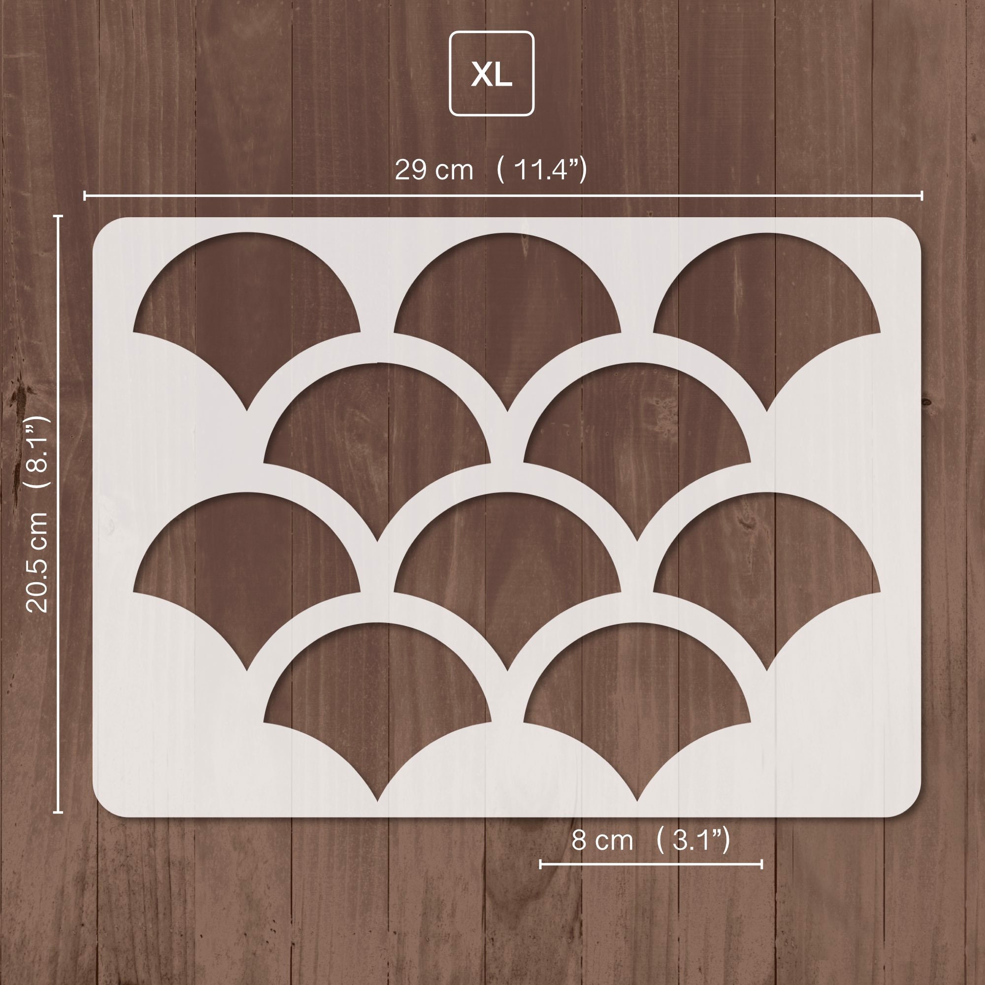 Mermaid Scales Stencil A4 Size Mylar Dragon Scales Fish | Etsy