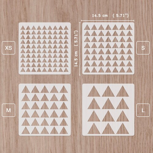 Small Rhombus Stencil Geometric Shapes Simple Shapes - Etsy