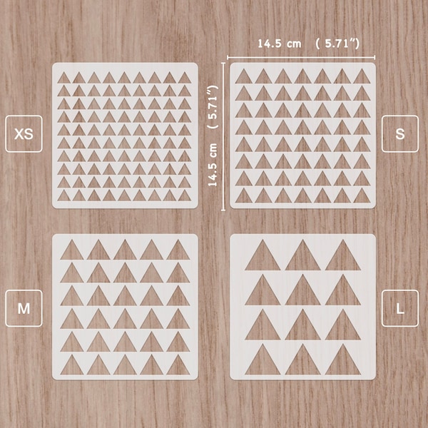 Triangle Stencil - Etsy