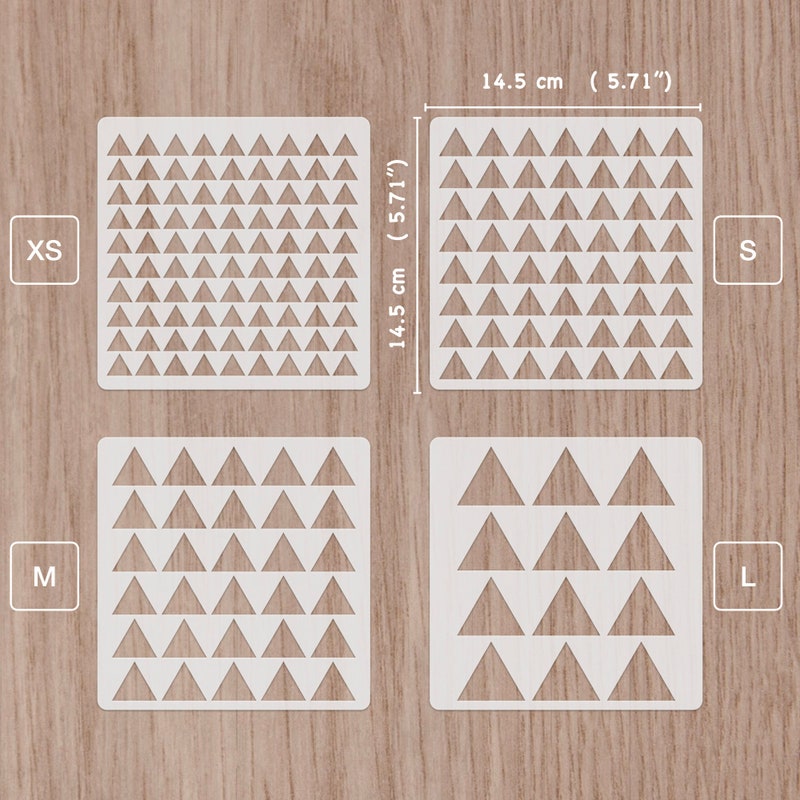 Triangle Stencil - Etsy