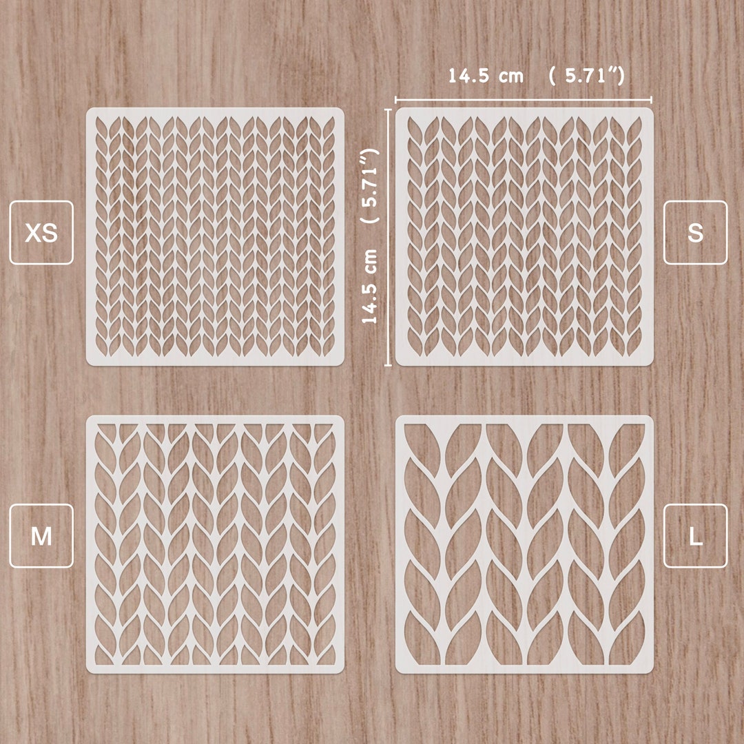 Knitted Pattern, Stencil, Knitting - Etsy