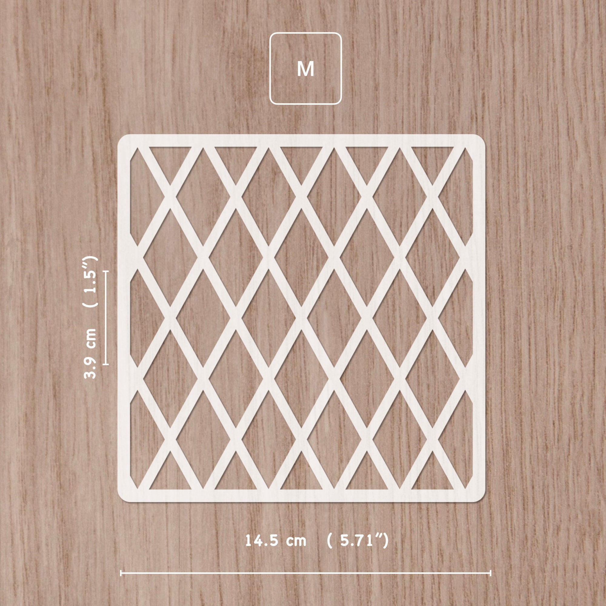 Small Rhombus Stencil Geometric Shapes Simple Shapes - Etsy