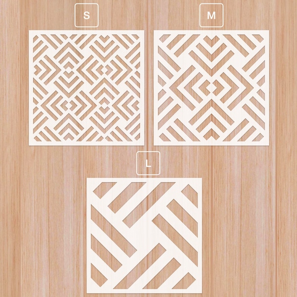 Floor Stencil Tile - Etsy