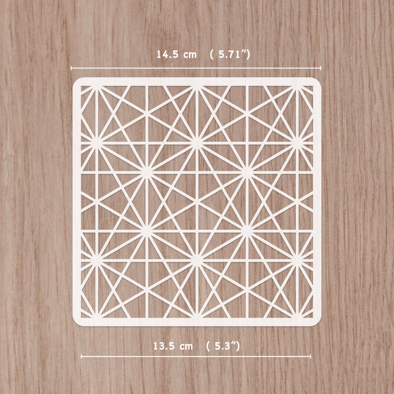 Geometric Stencil - Etsy