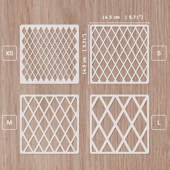 Small Rhombus Stencil Geometric Shapes Simple Shapes - Etsy