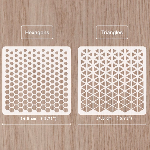 Hexagon Stencil - Etsy