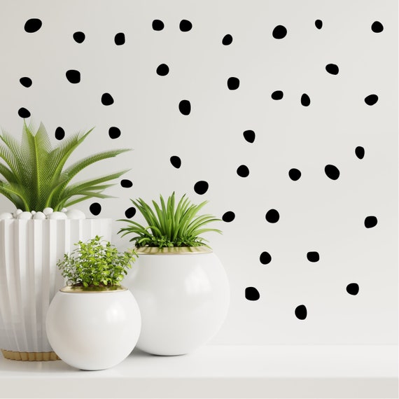 Hand Drawn Polka Dot Dalmatian Spots Wall Decal | Etsy