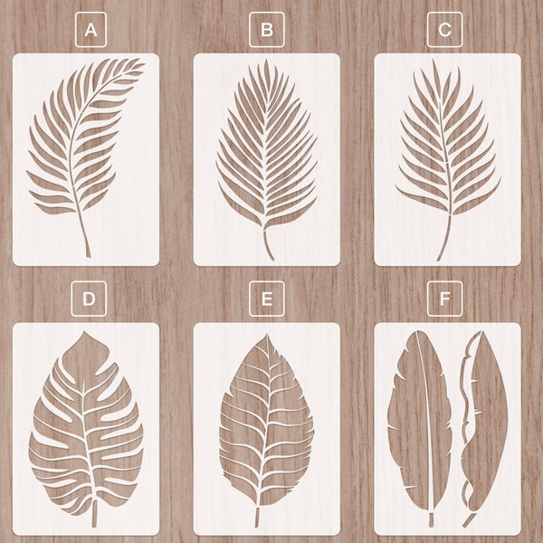 Leaf Stencil - Etsy