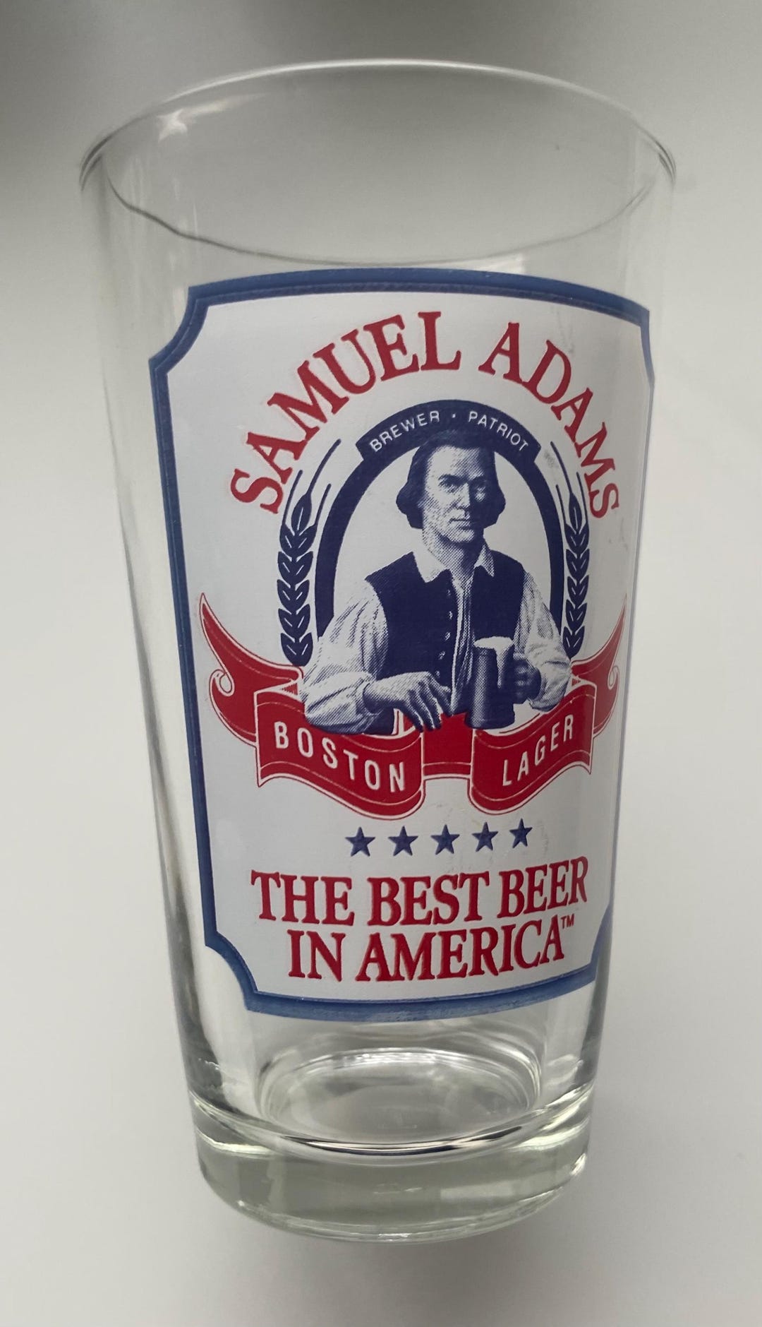 Samuel Adams Boston Lager Pint Glass - Etsy