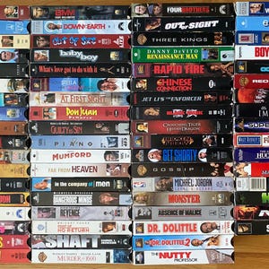 Vintage VHS VCR Video Tapes 1980s, 1990s, & 2000s - Etsy
