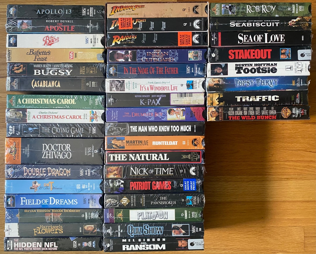 Vintage SEALED VHS VCR Video Tapes 1980s, 1990s, 2000s - Etsy