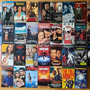 Vintage VHS VCR Video Tapes 1980s, 1990s, & 2000s - Etsy