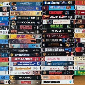 Vintage VHS VCR Videocassette Tapes 1980s, 1990s, & 2000s - Etsy