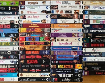 Vintage VHS VCR Video Tapes 1980s, 1990s, & 2000s - Etsy