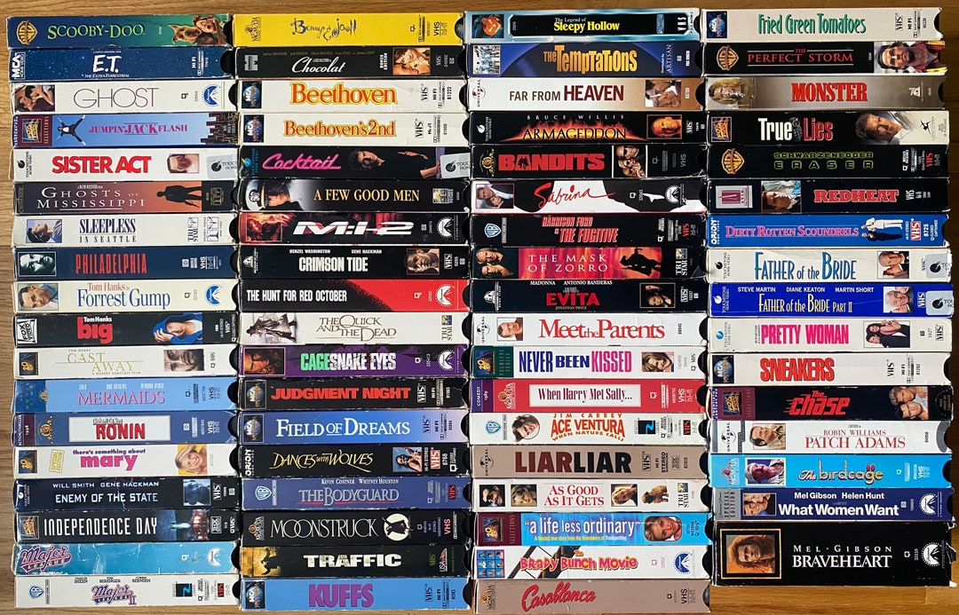 Vintage VHS Cassette Tapes 1980s, 1990s, & 2000s - Etsy Hong Kong