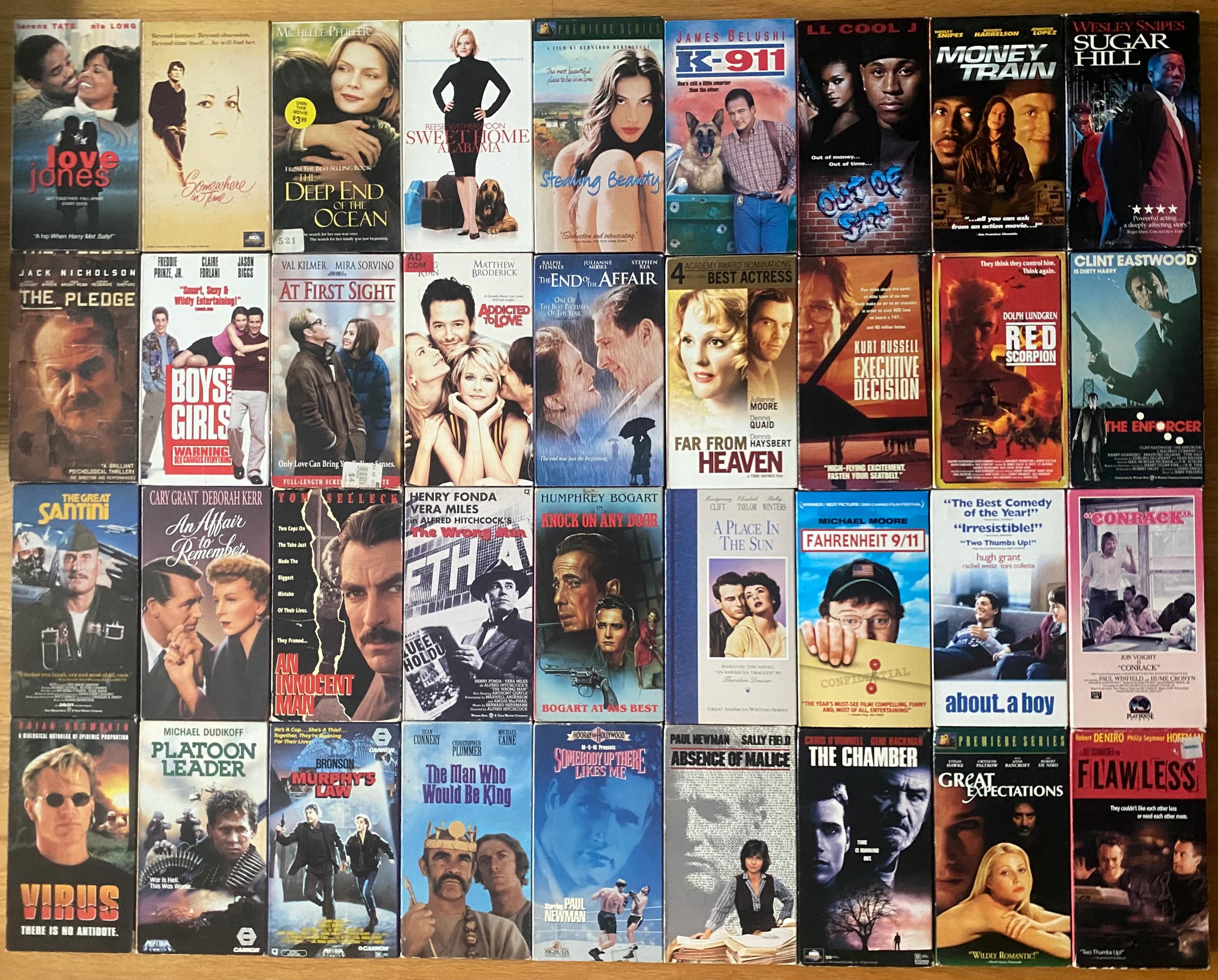 Vintage VHS VCR Video Tapes - 1980’s, 1990’s, & 2000s! - Etsy