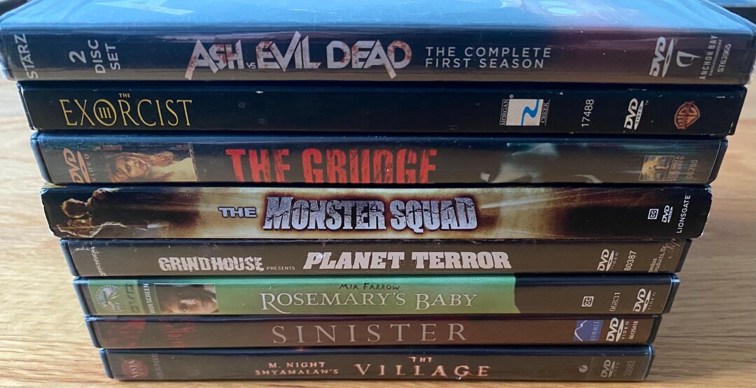 Horror Dvds - Etsy