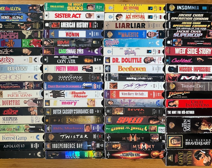 VHS Movies / VHS Tapes - Etsy