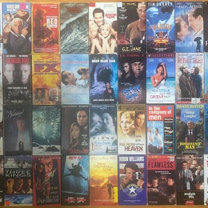 Vintage VHS VCR Video Tapes - 1980’s, 1990’s, & 2000s! - Etsy