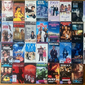 Vintage VHS VCR Video Tapes - 1980’s, 1990’s, & 2000s! - Etsy