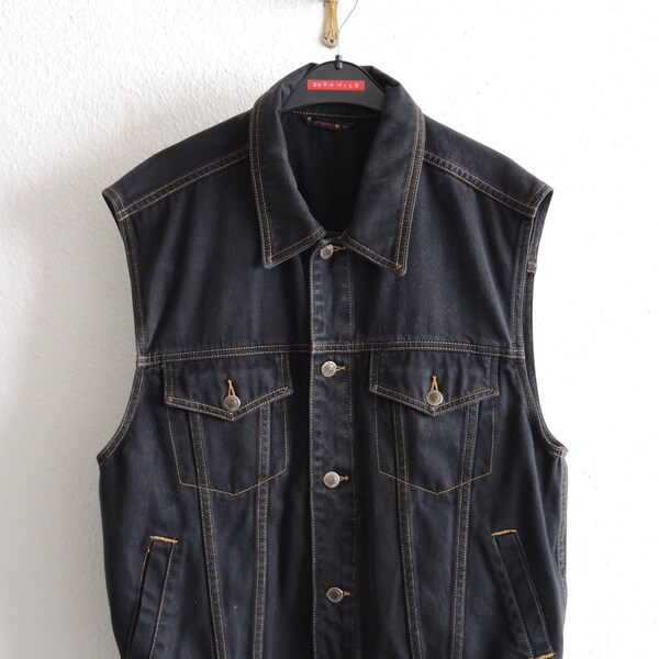 Trucker Vest - Etsy