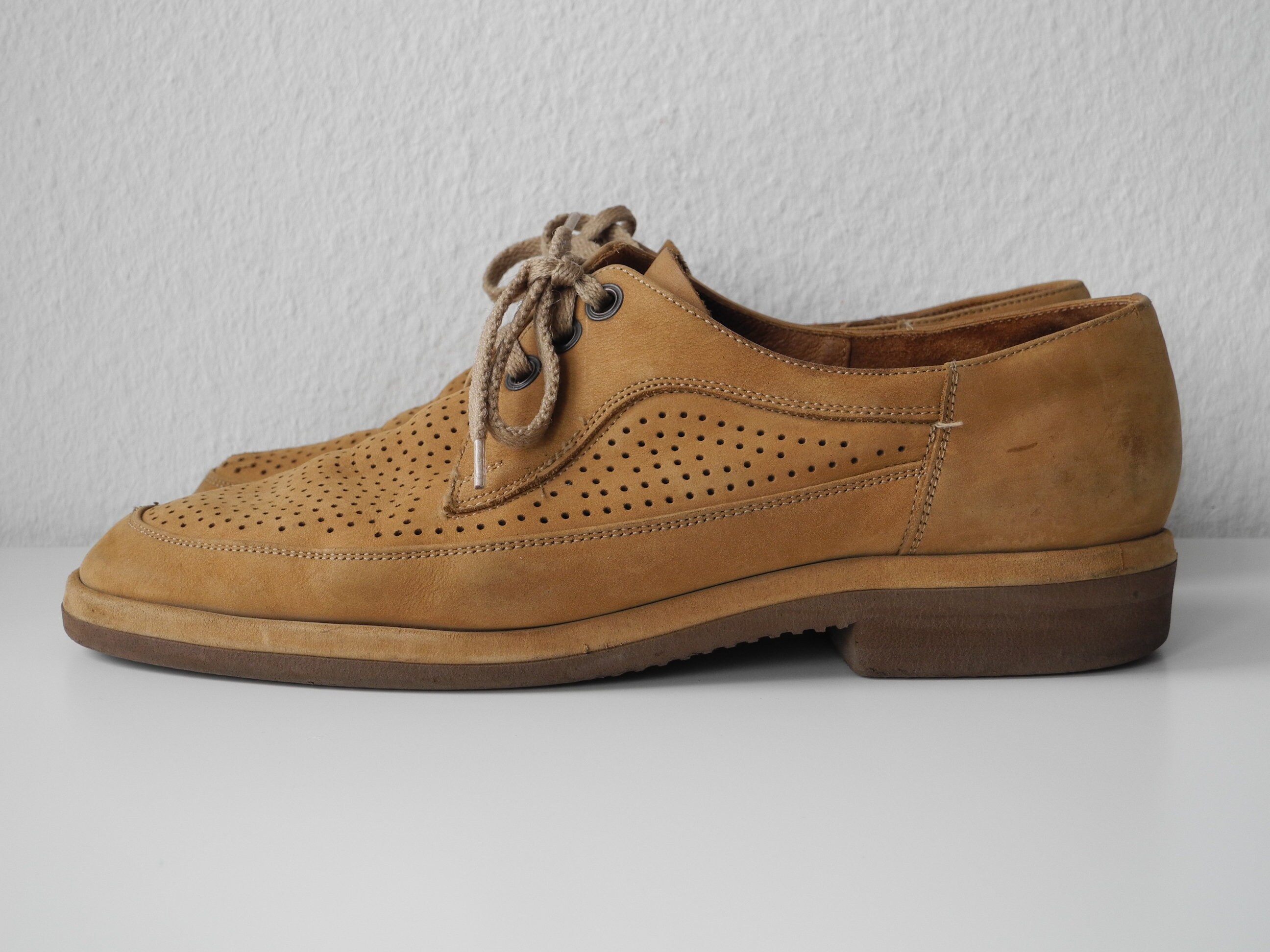 Capitano German Vintage Shoes US10.5 UK9.5 EU435 Natural | Etsy